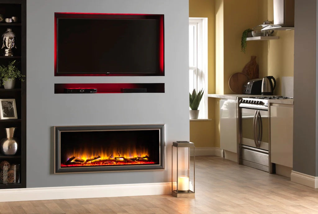 Slimline Electric Fireplaces: Space-Saving Heating Options – Designer ...