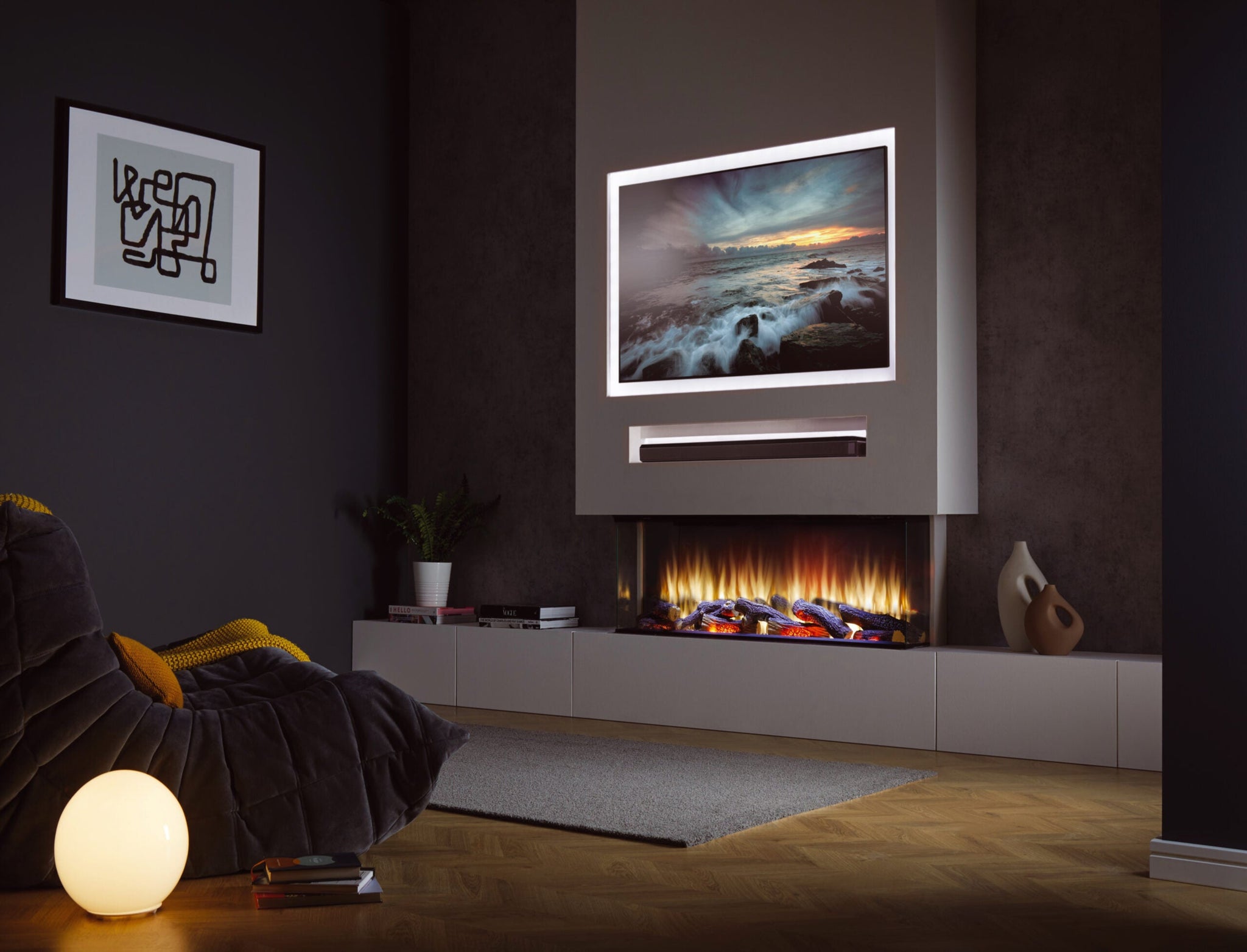 iRange Deep i1250e Electric Fire – Designer Fires UK